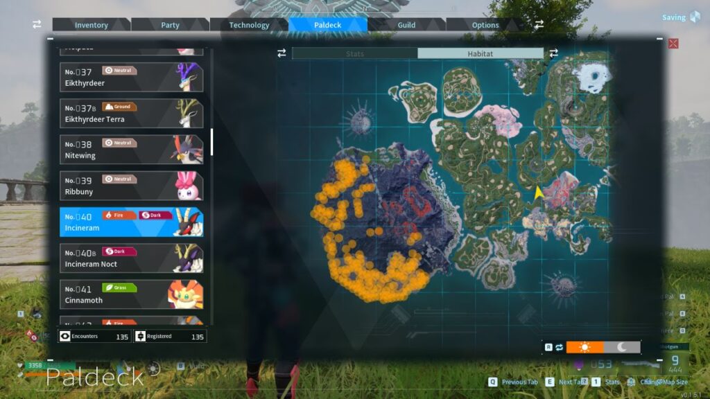 Incineram (Location, Drops, Uses, Work & Partner Skill) - PalNerd