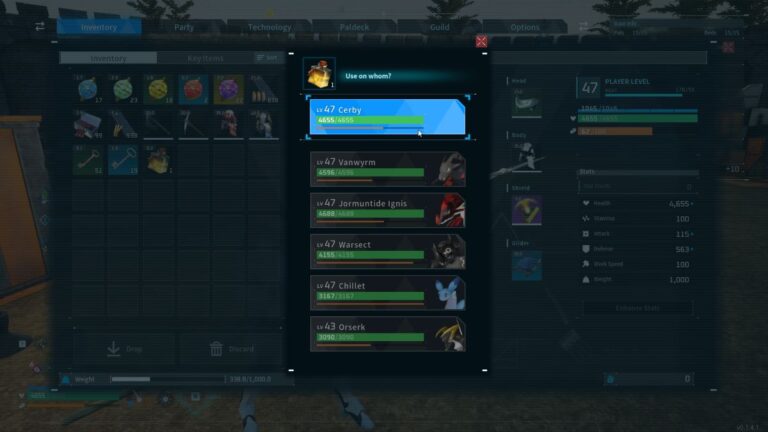 How To Reset Character Stats in Palworld - PalNerd