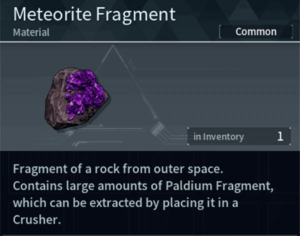 How To Get Meteorite Fragments in Palworld - PalNerd