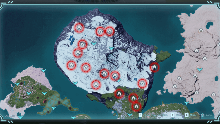 Palworld All Dungeon Locations With Map - PalNerd