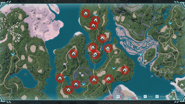 Palworld All Dungeon Locations With Map - PalNerd