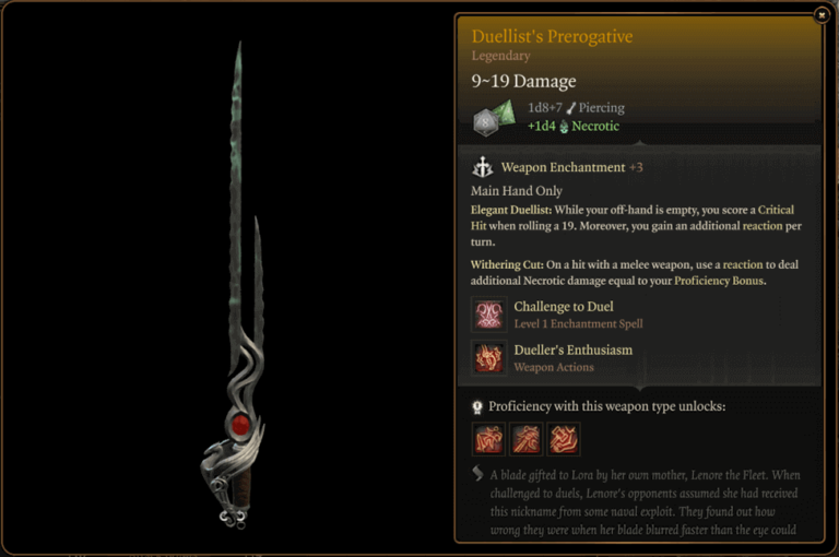 BG3: How To Get Duellist's Prerogative & It's Special Features - PalNerd