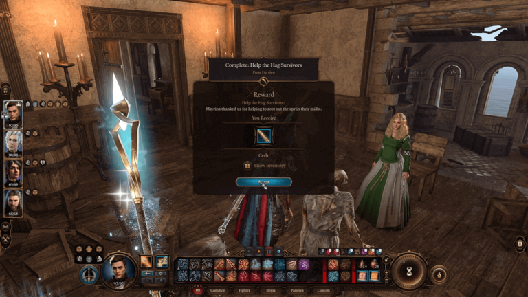 BG3: How To Help The Hag Survivors & Rewards for the Completing Quest ...
